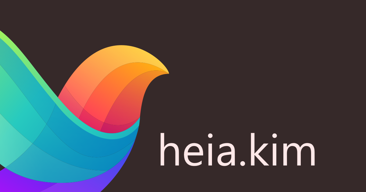 We are all about circles on heia.kim